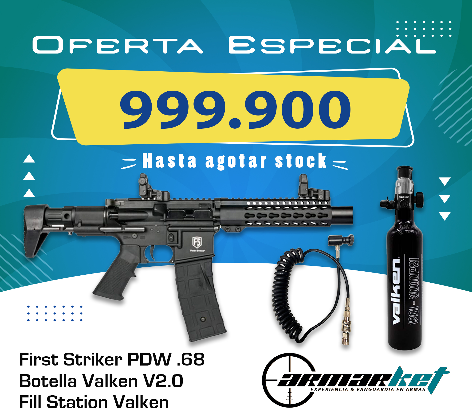 Kit First Strike PDW .68/8"/20 Tiros | Armarket